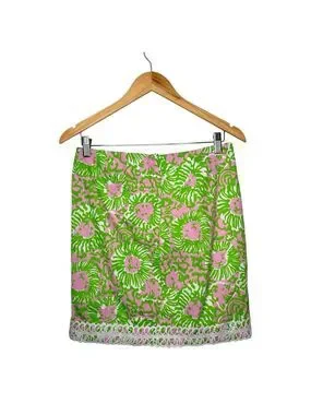 Lilly Pulitzer | Skirts | Lilly Pulitzer Sunnyside Mini Skirt Green ...